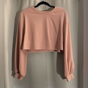 SHEIN | Tops | Rosy Pink Balloon Sleeve Top | Poshmark